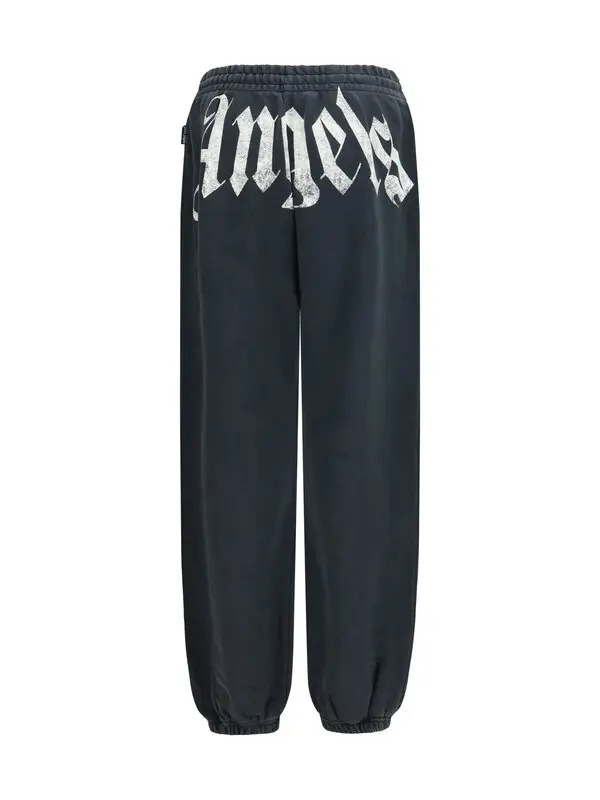 Palm Angels Sweatpants With Drawstring And Logo