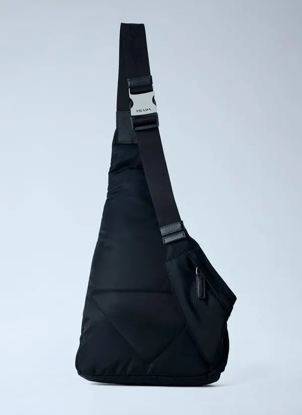 Prada Asymmetric Nylon Sling Bag