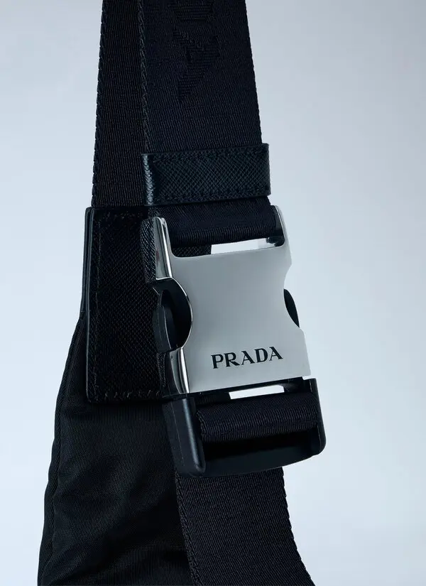 Prada Asymmetric Nylon Sling Bag