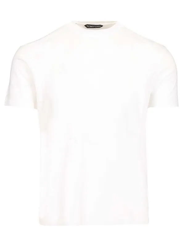 TOM FORD Crew Neck T-shirt - White