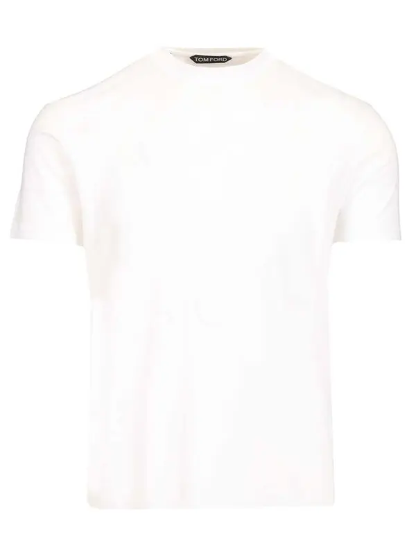 TOM FORD Crew Neck T-shirt - White