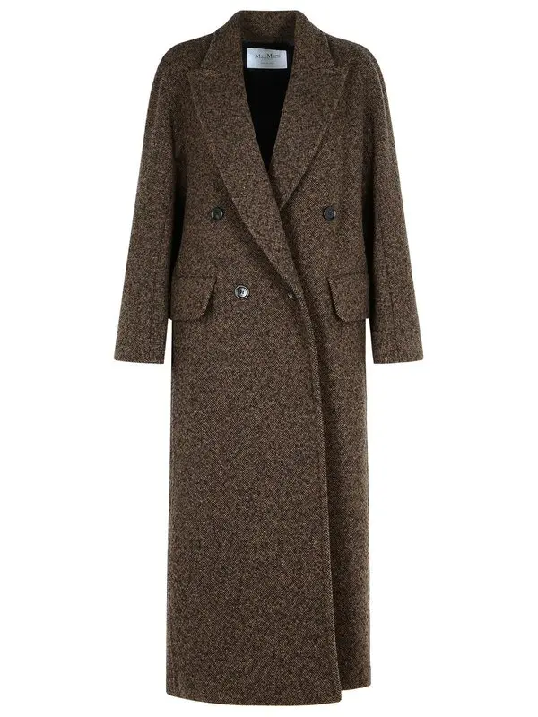 Max Mara Virgin Wool Coat - Brown