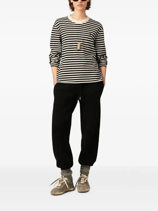 AMI Paris De Coeur Striped T-shirt