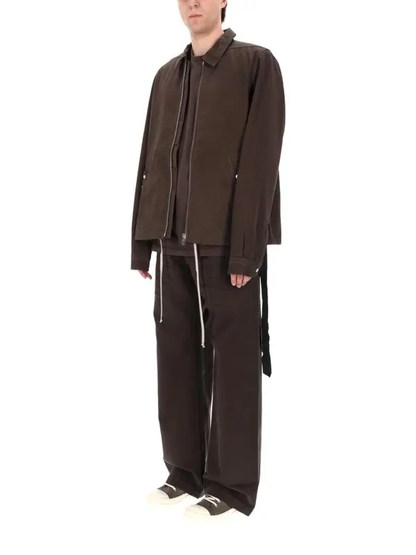 Rick Owens Giacca Zipfront - Brown