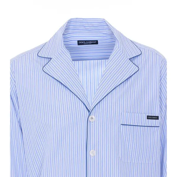 Dolce & Gabbana Striped Poplin Vanity Shirt