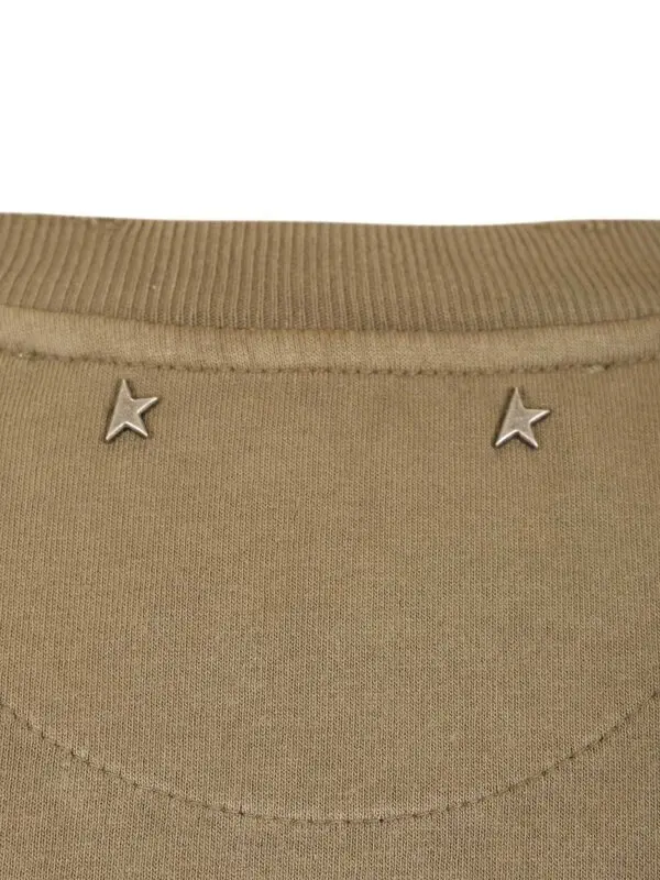 GOLDEN GOOSE Cotton Jersey T-shirt - Brown
