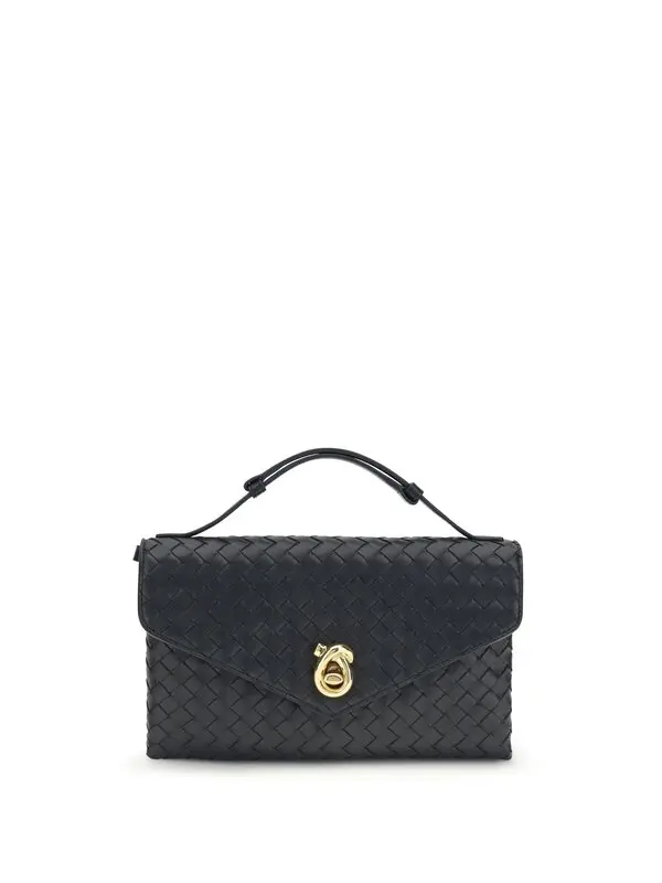 Bottega Veneta Knot Lock Shoulder Bag - Blue