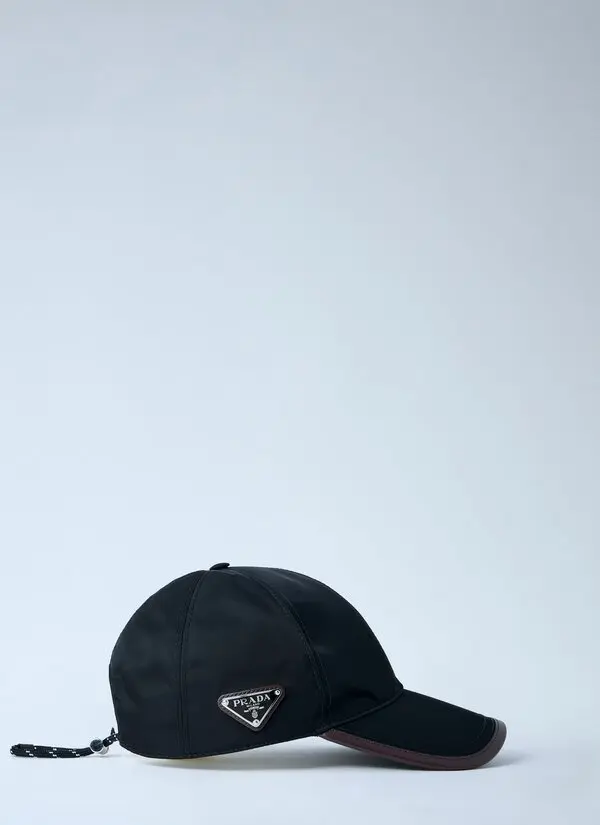 Prada Speedrock Re-nylon Cap - Black
