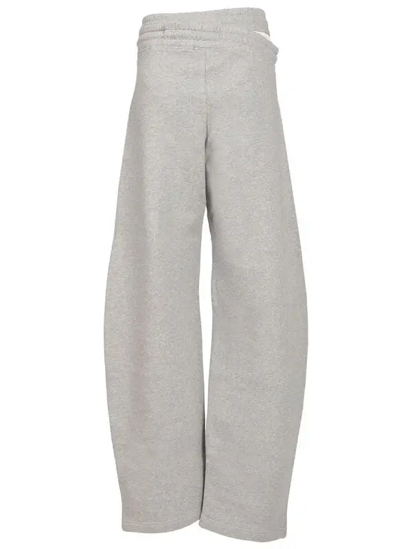 Attico Cotton Jersey Jogger Trousers - Gray