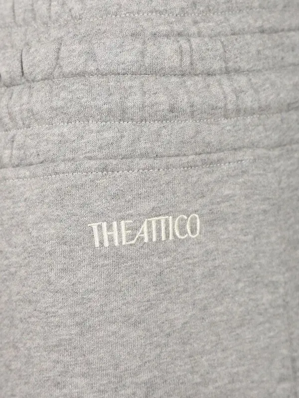 Attico Cotton Jersey Jogger Trousers - Gray