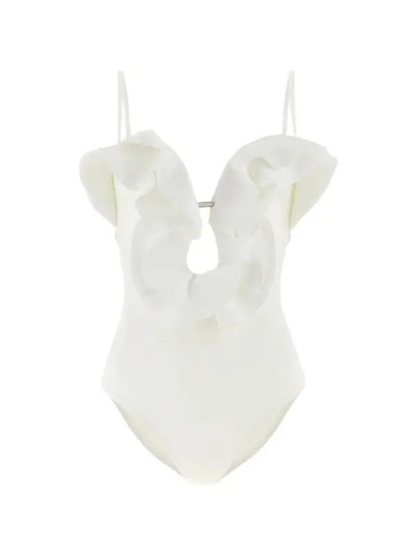 Zimmermann Solstice One-piece Swimsuit - White