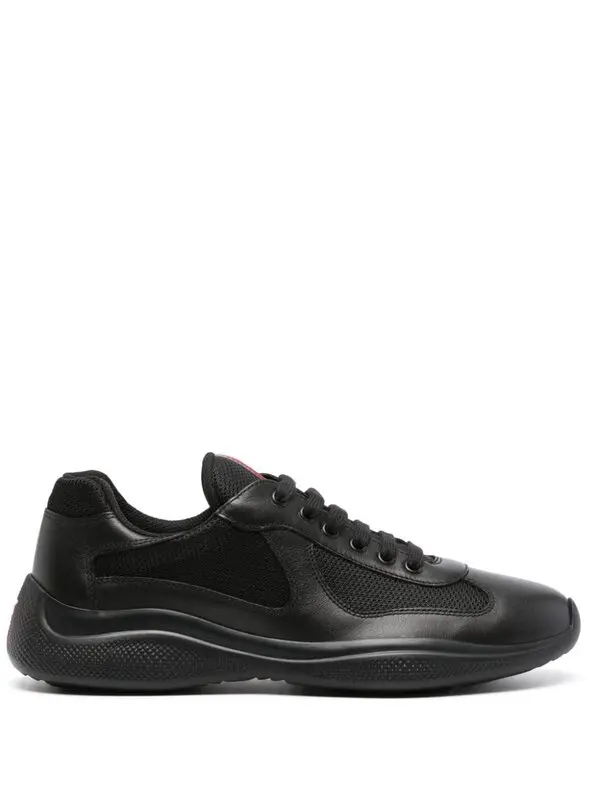 Prada America's Cup Leather Sneakers - Multicolor