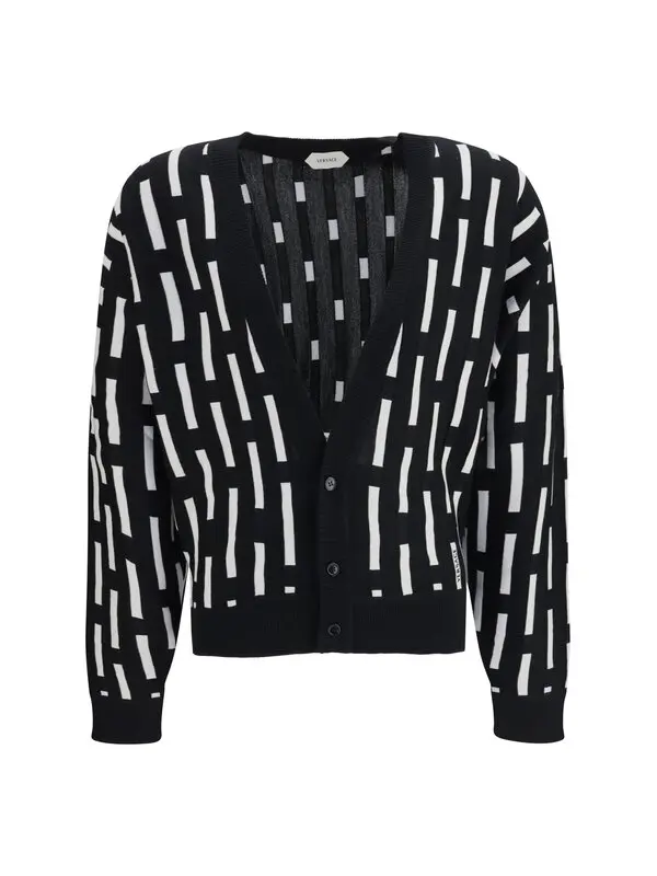Versace Dashes Cardigan - Multicolor