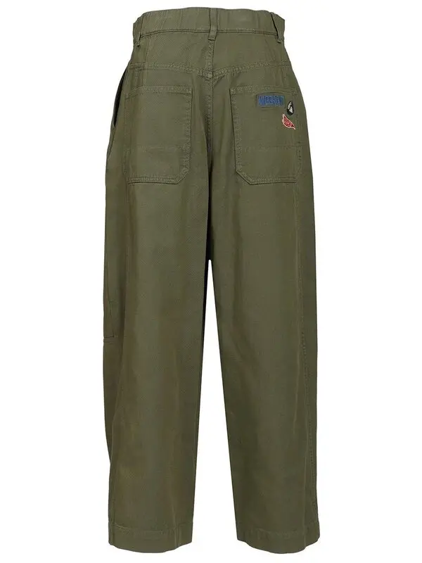Max Mara Wide Leg Trousers - Green