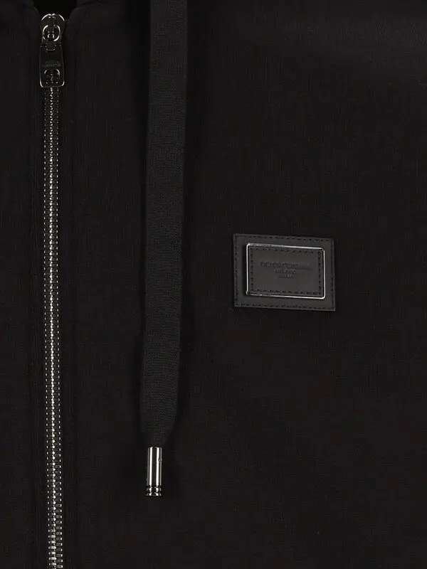 Dolce & Gabbana Cotton Zip-up Hoodie