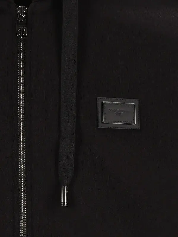 Dolce & Gabbana Cotton Zip-up Hoodie