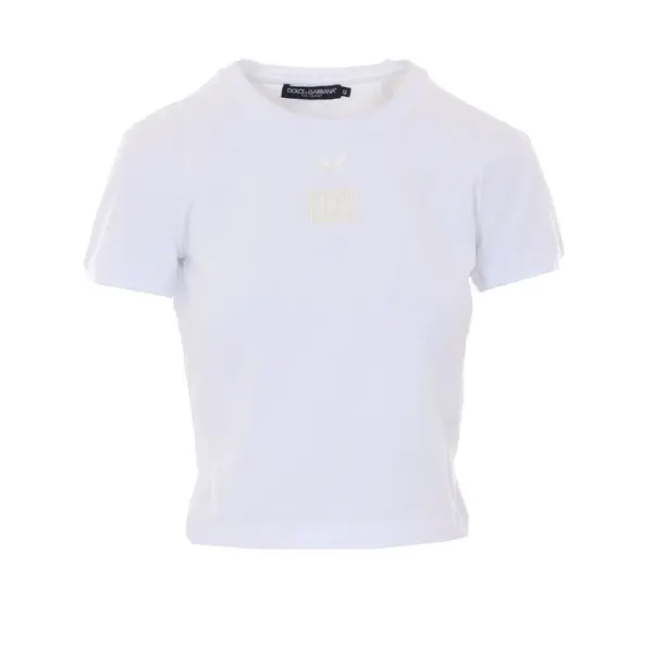 Dolce & Gabbana Dg Patch Logo T-shirt - White