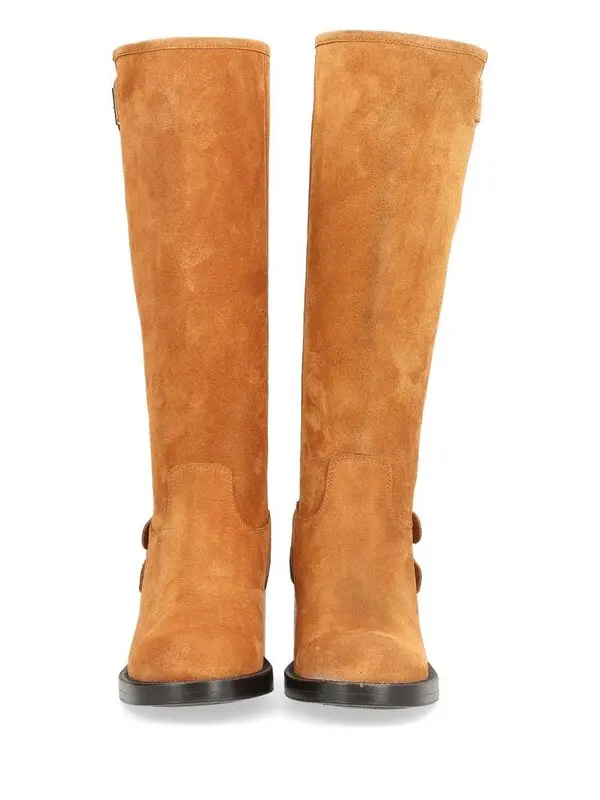 Chloé Dakota Suede Biker Boots