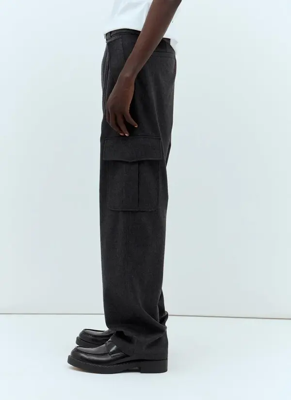 Prada Flannel Cargo Pants