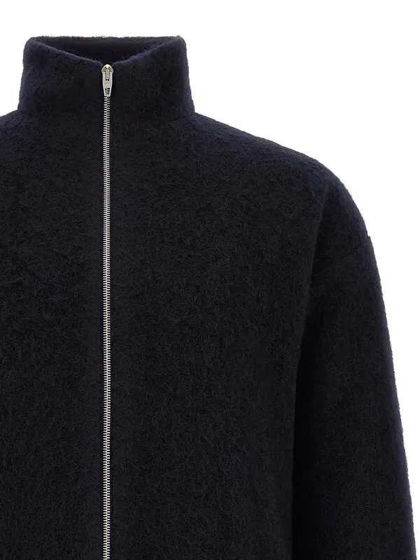 JIL SANDER Zipped Sweatshirt - Blue