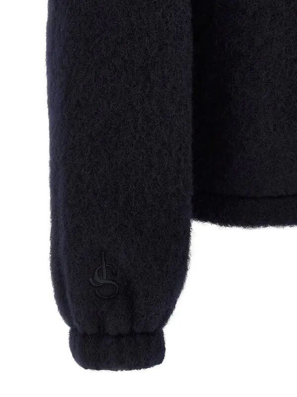 JIL SANDER Zipped Sweatshirt - Blue