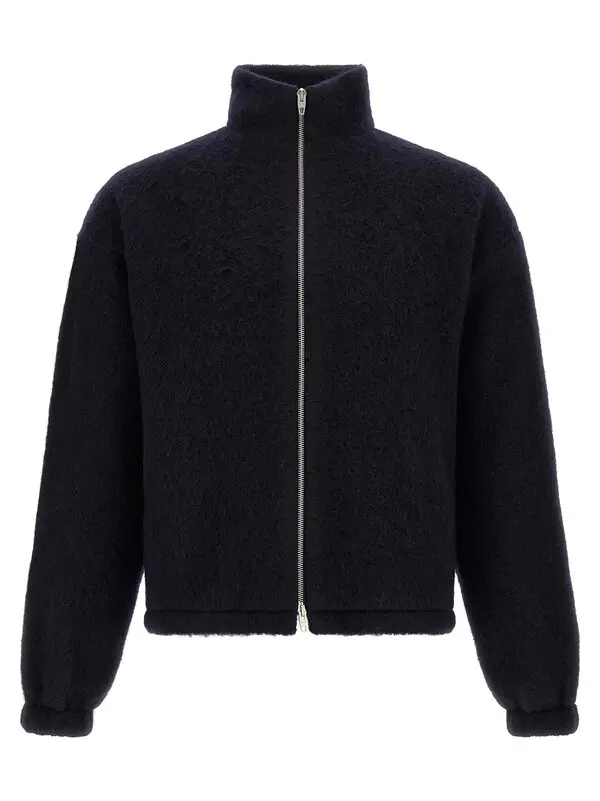 JIL SANDER Zipped Sweatshirt - Blue