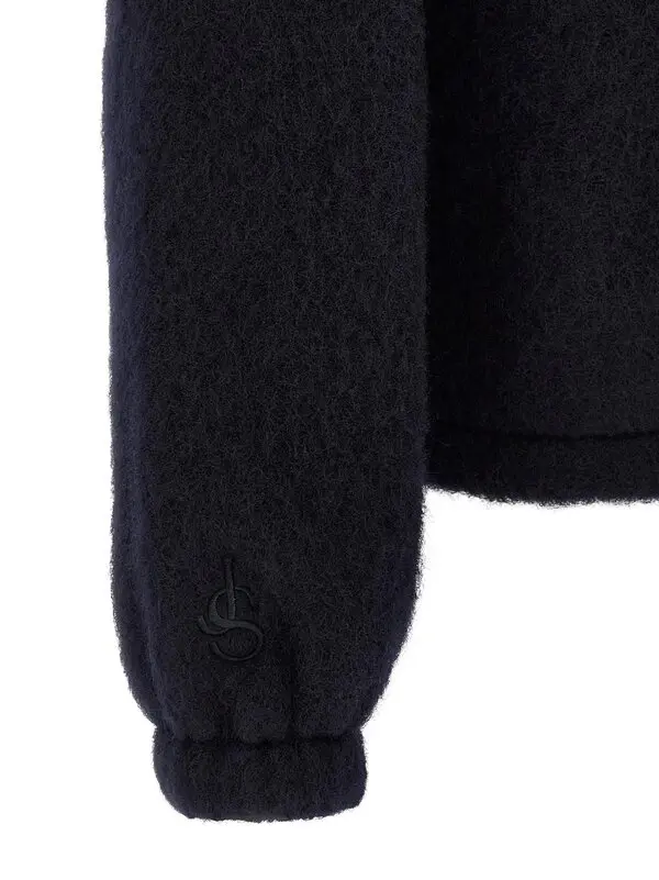 JIL SANDER Zipped Sweatshirt - Blue