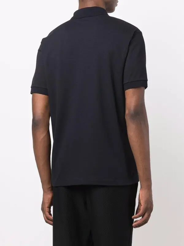 Giorgio Armani Logo Cotton Polo Shirt - Multicolor