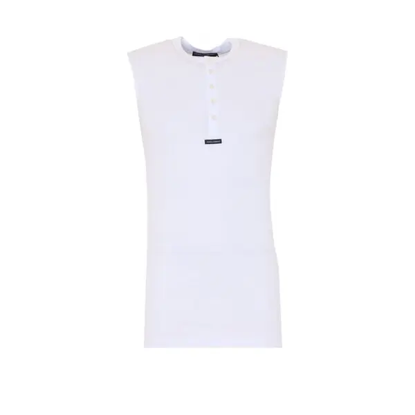 Dolce & Gabbana Logo Henley Shirt