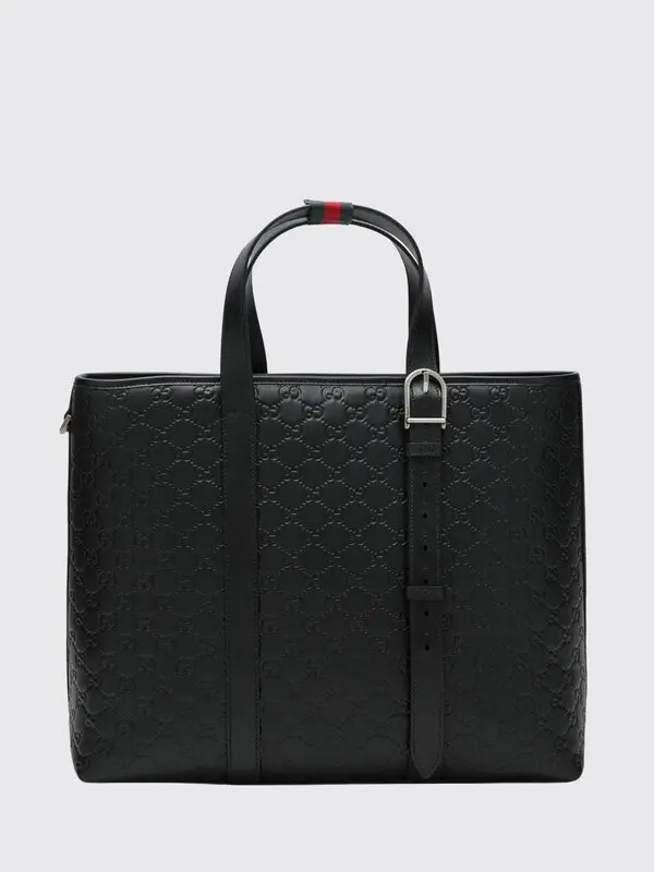 Gucci Gg Tote Handbag In Leather