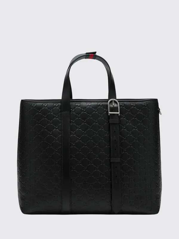 Gucci Gg Tote Handbag In Leather