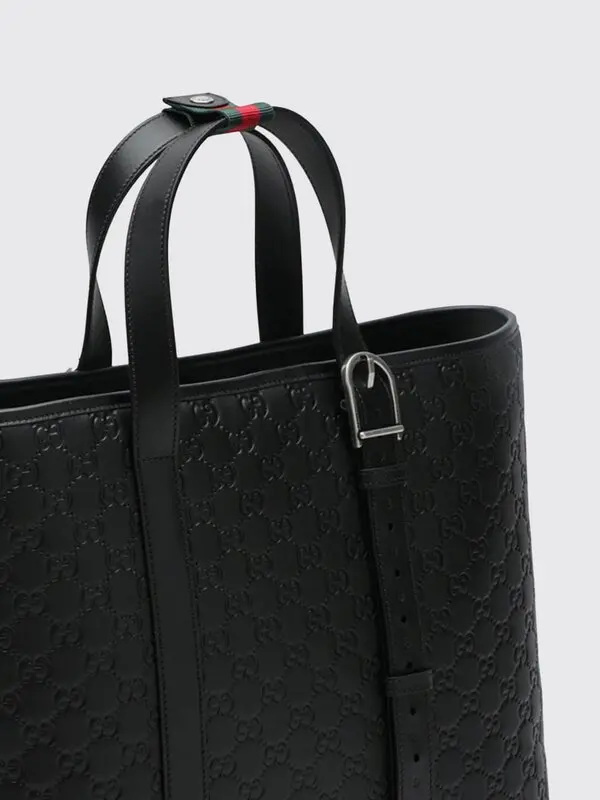Gucci Gg Tote Handbag In Leather