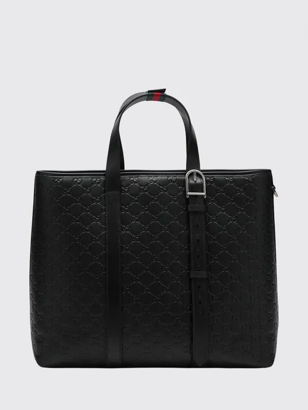 Gucci Gg Tote Handbag - Black