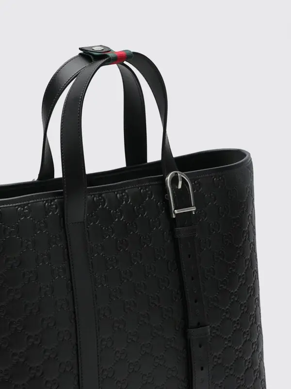 Gucci Gg Tote Handbag - Black