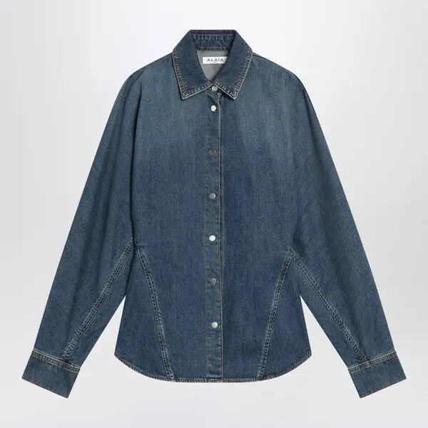 Alaïa Rounded Denim Shirt