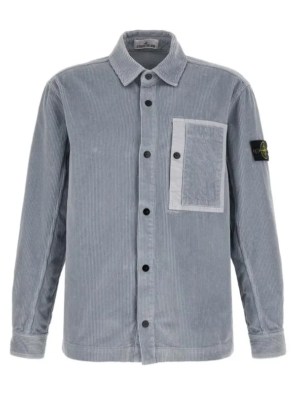 Stone Island 1200016' Overshirt - Gray