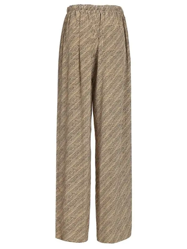 Balenciaga Monogram Pajama Pants - Cream