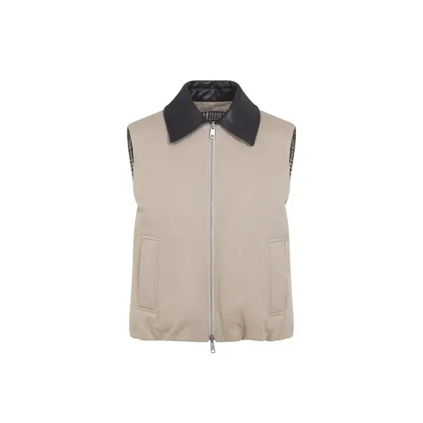 Brunello Cucinelli Padded Reversible Vest - Multicolor