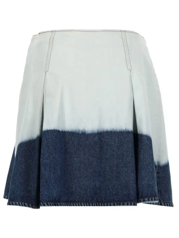 Marni Denim Midi Skirt - White