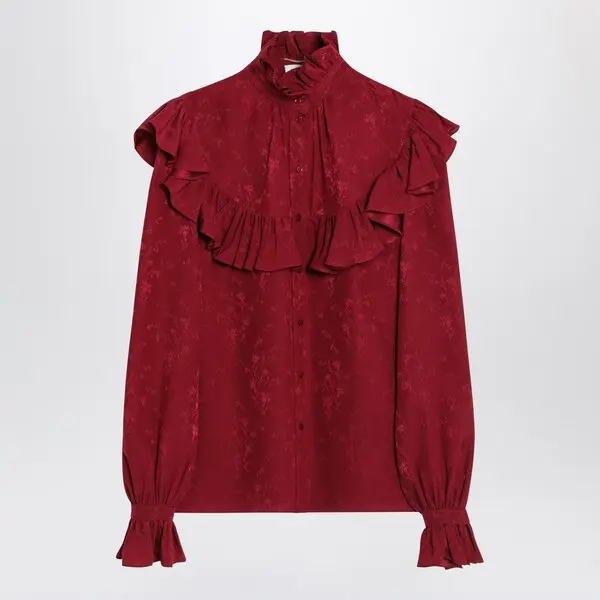 Saint Laurent Damask Silk Shirt