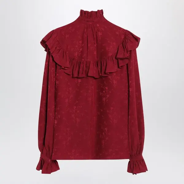 Saint Laurent Damask Silk Shirt
