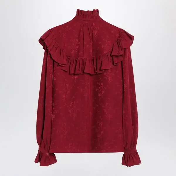 Saint Laurent Damask Silk Shirt