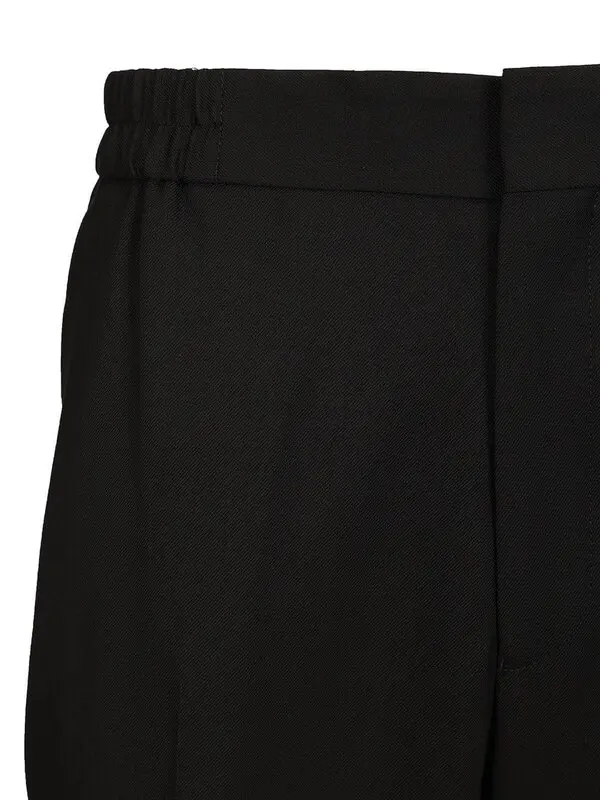 Paul Smith Elasticated Waist Trousers - Black