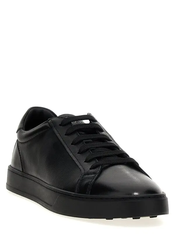 TOD'S Leather Sneakers - Black