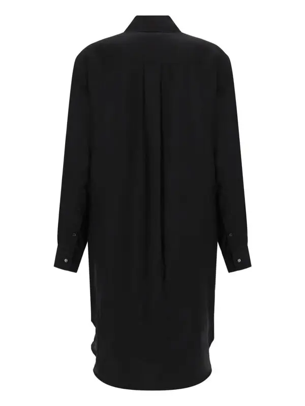 JW Anderson Tuxedo Drape Midi Dress