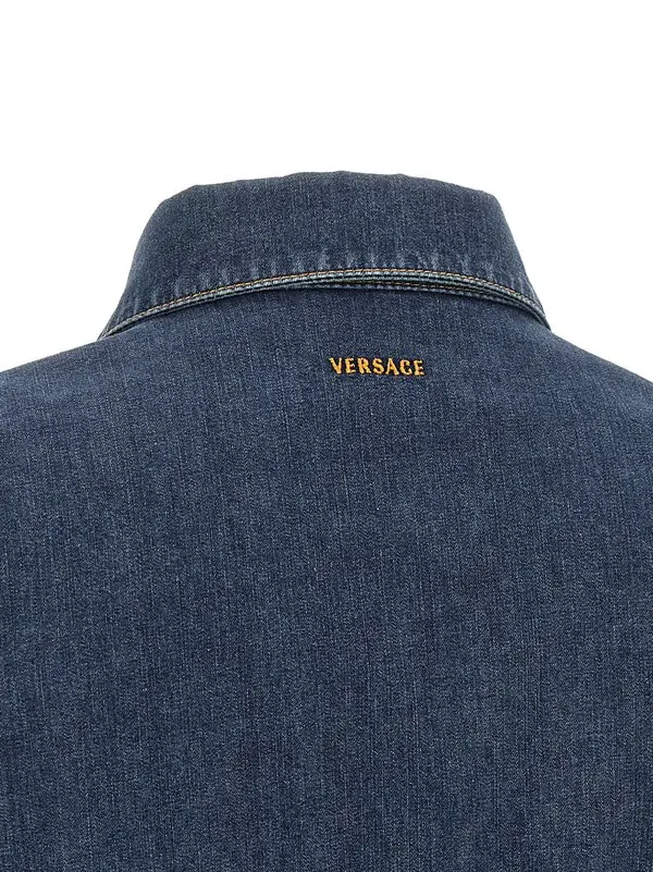 Versace Chambray Denim Dress
