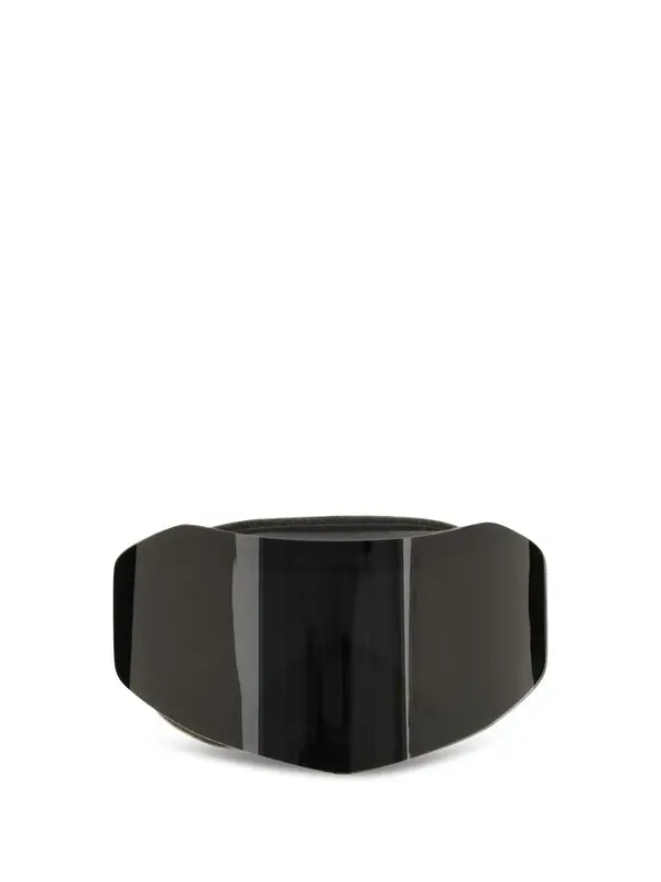 Balenciaga Mirrored Ski Mask Sunglasses - Black