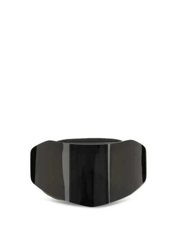 Balenciaga Mirrored Ski Mask Sunglasses - Black