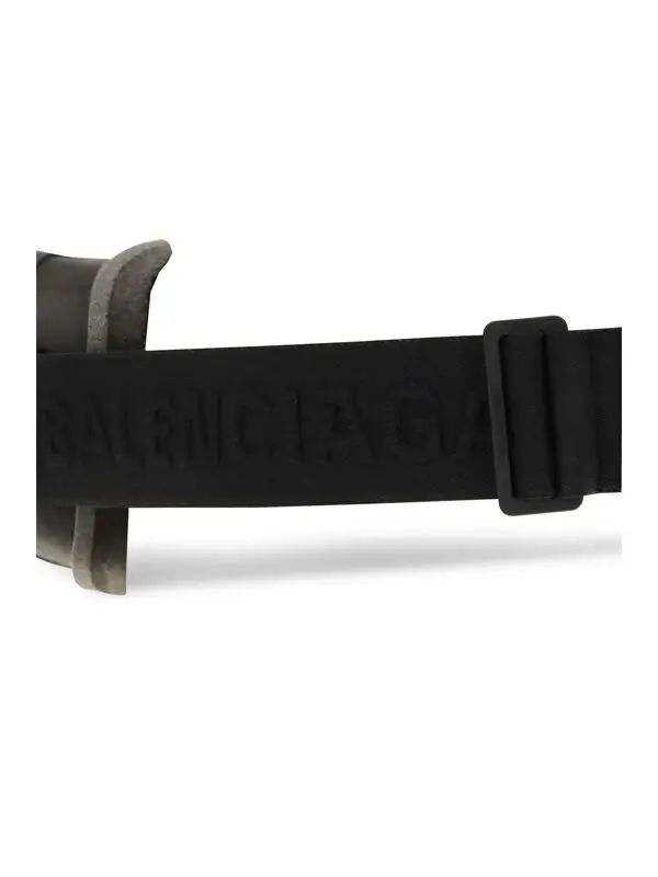 Balenciaga Mirrored Ski Mask Sunglasses