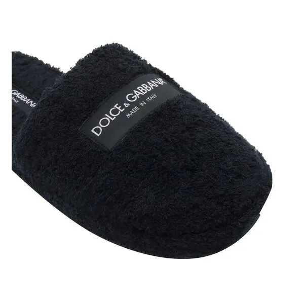 Dolce & Gabbana Dg Hotel Slippers - Black